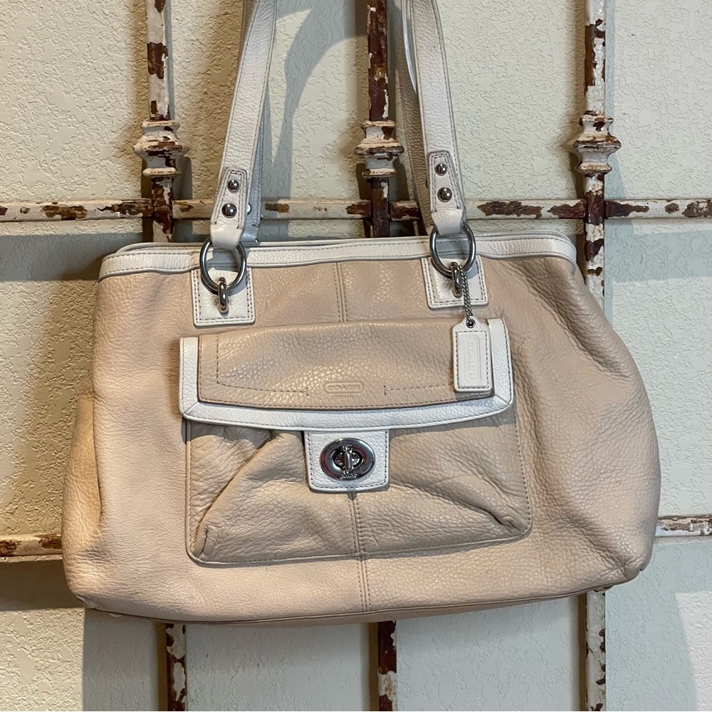 Coach Penelope Pebble Leather Shoulder Bag E1282 F190… - Gem